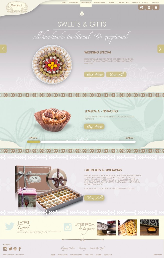 Nagwa Kuwait – Responsive website | H2M