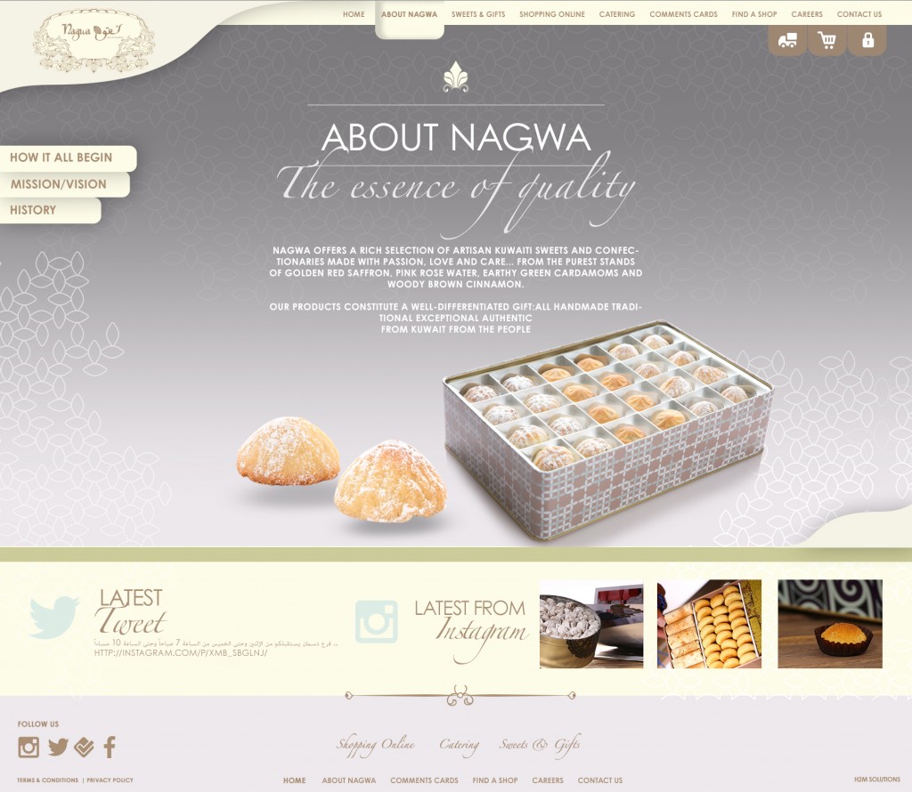 Nagwa Kuwait – Responsive website | H2M