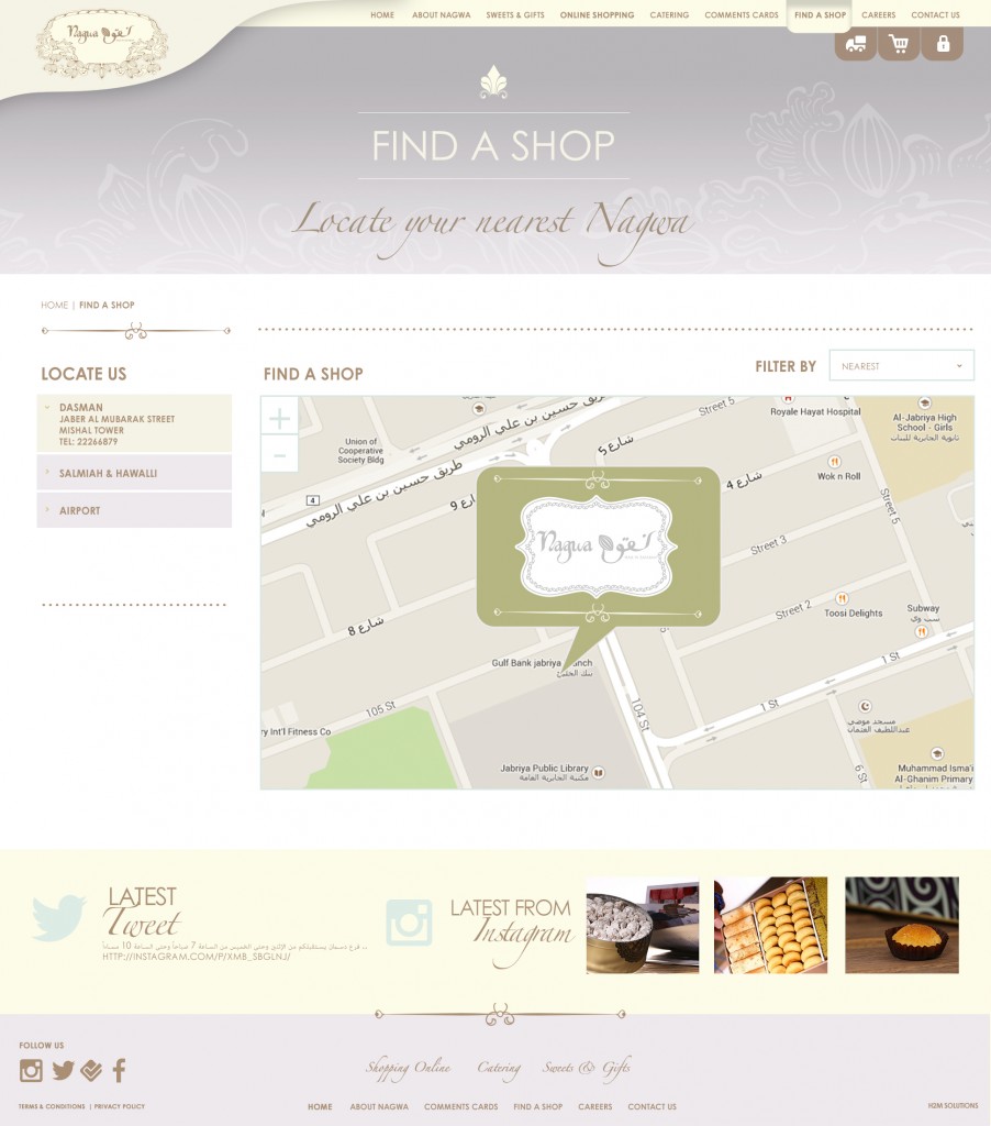 Nagwa Kuwait – Responsive website | H2M